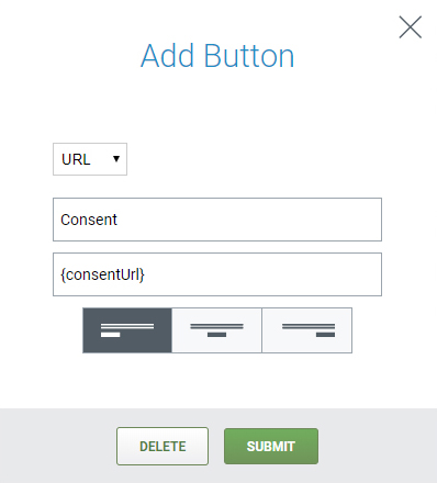 How do I convert a button or text link to a 'Consent' link? – Iterro